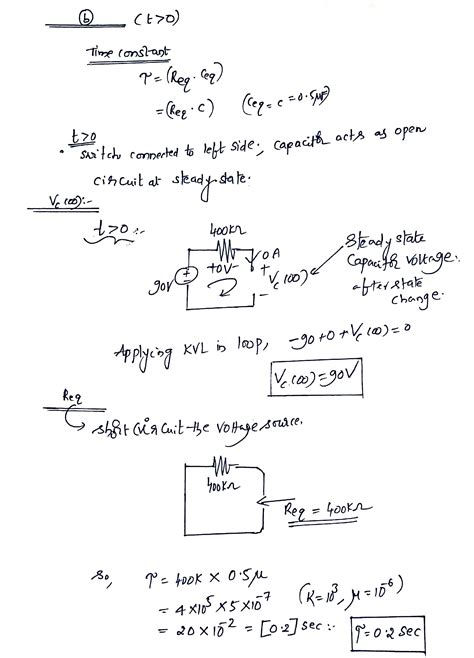 Solved Question 1 For The Circuit Below The Switch Is Assumed To Have Course Hero