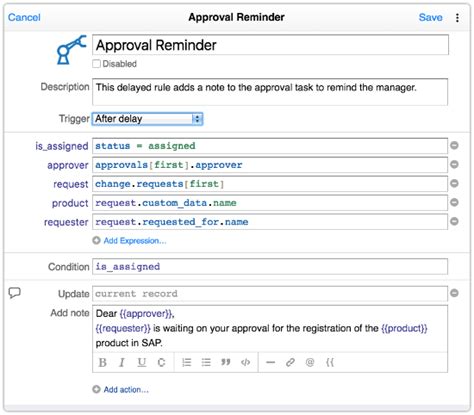 Delayed Automation Rules Xurrent
