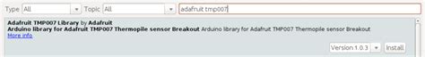 Arduino Adafruit Tmp007 Sensor Breakout Adafruit Learning System