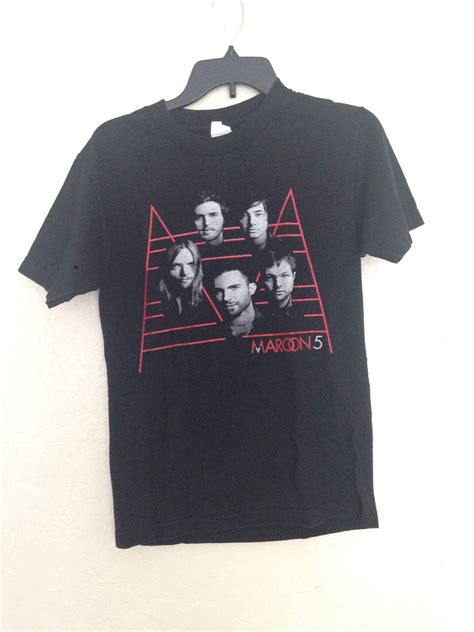 Maroon 5 Tour Shirt Maroon 5 T Shirt Band T Shirts Band Shirt Band