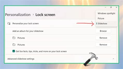 Lock Screen Slideshow Not Working On Windows 11