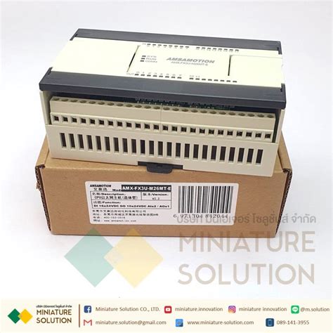 PLC AMSAMOTION AMX FX U M MT E Transistor ตอ expansion โมดลเพมได DI DO AI AO พอรต