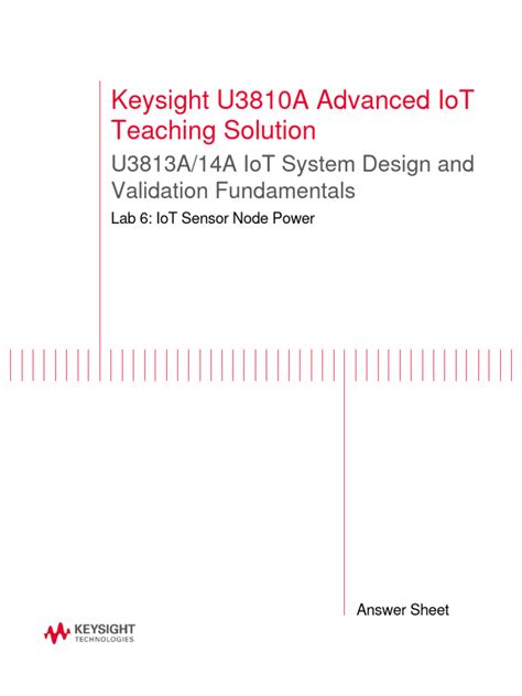 Lab 6 Iot Sensor Node Power Pdf