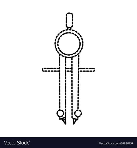 Isolated Compass Design Royalty Free Vector Image