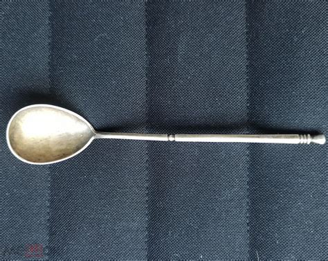 Ложка 20 гр серебро 84 пробы чайная для мёда ложечка 19 век ваза чайник чашка блюдце