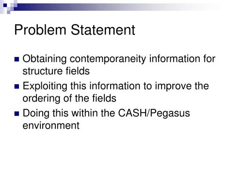 Ppt Data Access Profiling And Improved Structure Field Regrouping In Pegasus Powerpoint