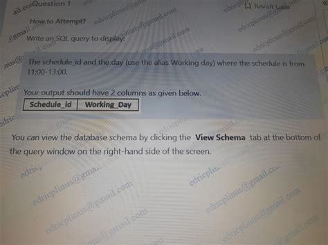 How To Attempt D Write An Sql Query To Studyx