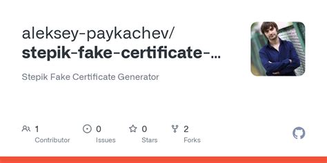 Github Aleksey Paykachevstepik Fake Certificate Generator Stepik Fake Certificate Generator