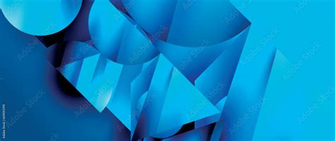 Captivating Abstract Backdrop Composed Of Interlocking Triangles And Circles Forming An
