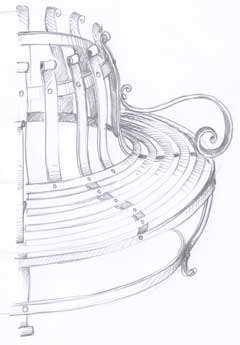 Wrought Iron Tree Seats Domestic Tree Seats Municipal Tree Seats Peter Weldon Iron Designs Ltd