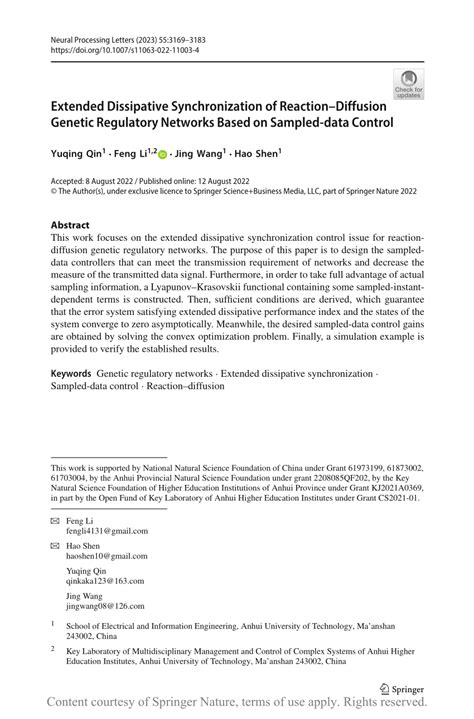 Extended Dissipative Synchronization Of Reaction Diffusion Genetic Regulatory Networks Based On
