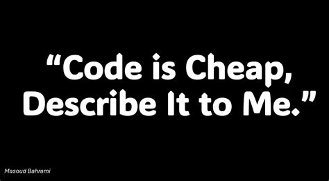 Code Is Cheap Describe It To Me A New Paradigm In Software