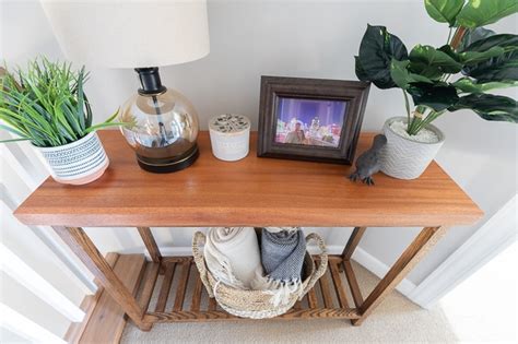 Easy DIY Console Table Handmade Weekly