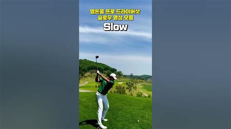 돈워리골프 염돈웅 프로의 골프 스윙 슬로우 모션 영상 모음 염돈웅프로 Youtube