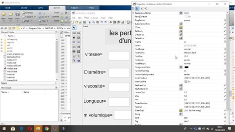 Matlab Gui Graphical User Interface Matlab Tutorial Part 4 Pertes De Charges Youtube