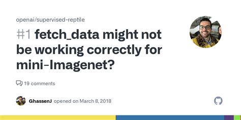 fetch data might not be working correctly for mini imagenet · issue 1 · openai supervised