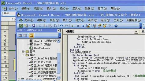 Excel攻略第六十四招：vba之命令栏设置2教育职业教育好看视频
