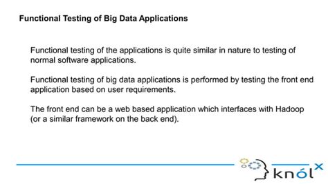 Big Data Testing Strategies Odp Computer Software And Applications Computing