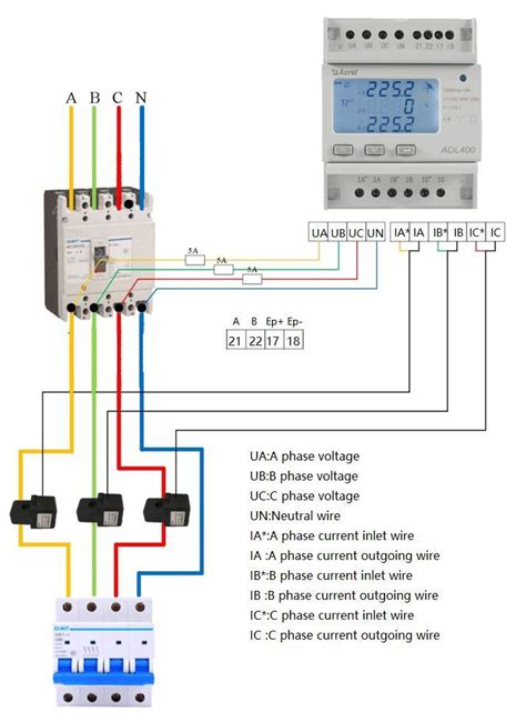 Three Phase Meter Wiring Diagram 3phase 3 Wire Energy Meter