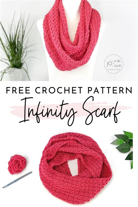 Free Crochet Infinity Scarf Pattern