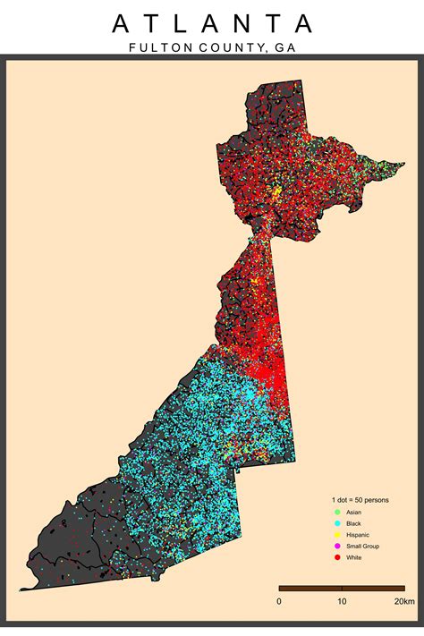 I Made Some Dot Density Maps To See Population Patterns Of Some Us
