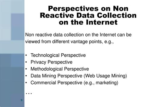 Ppt Dietmar Janetzko Non Reactive Data Collection On The Internet Powerpoint Presentation Id