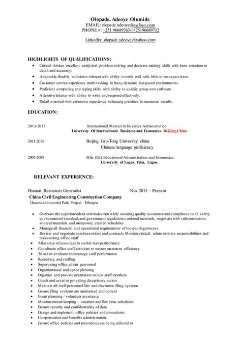 Olopade Adeoye Olumide Docx Human Resources Business