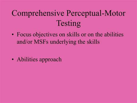 Ppt Perceptual Motor Learning Powerpoint Presentation Free Download Id4370419