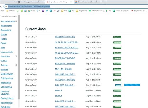 solved import stuck in queue instructure community 576666