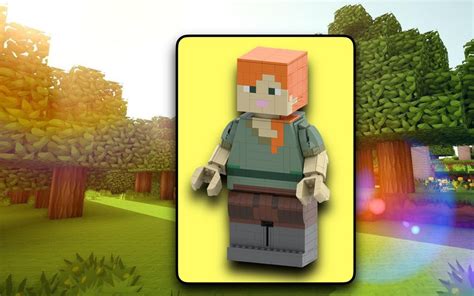 Lego Moc Up Scaled Lego Alex Minifigure By Ztbricks Rebrickable Build With Lego