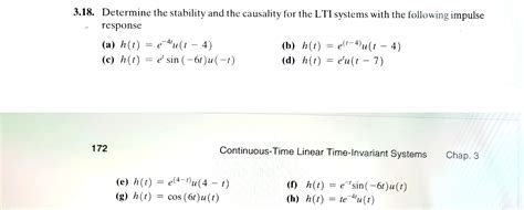 Solved Determine The Stability And The Causality For Chegg