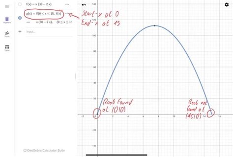 Bug When Defining Range For X Rgeogebra