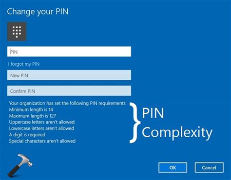 How To Configure Pin Complexity In Windows 10