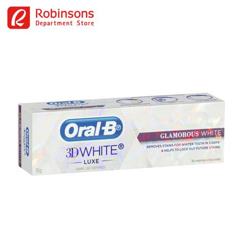 Oral B 3d White Luxe 95g Glamorous White Lazada Ph