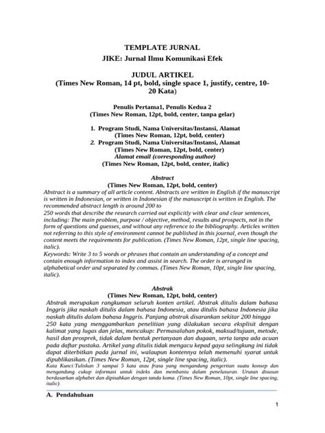 Template Jurnal Jike Pdf