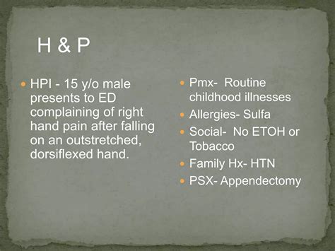 Scaphoid Fracture Power Point Ppt