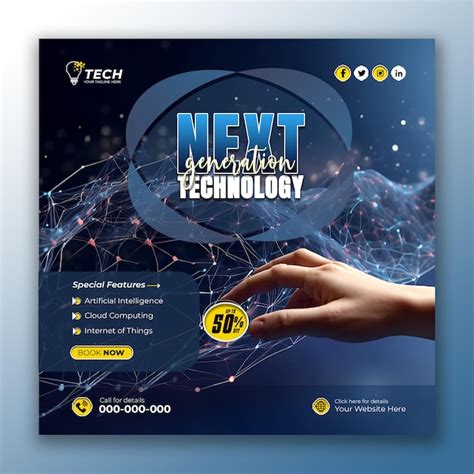 Iot Poster Psd 4 000 High Quality Free Psd Templates For Download