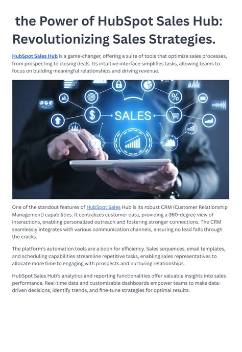 Ppt Boost Sales Efficiency With Hubspot Streamline Your Process Powerpoint Presentation Id