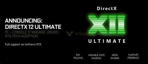 Nvidia Geforce Rtx Gpus To Support The Directx 12 Ultimate Api Techpowerup