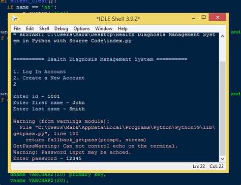 Health Diagnosis Management System In Python With Source Code SourceCodester
