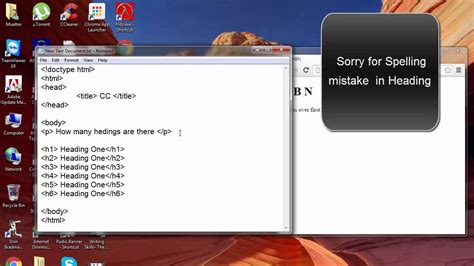 Html 5 Lesson 2 For Web Designing Youtube