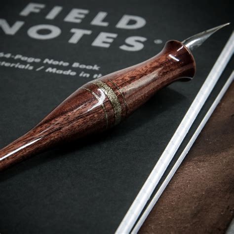 Ringpen Particles Calligraphy Pen Custom Pen Wood Pen Ablesnail