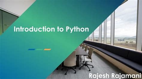 Python Basics Ppt