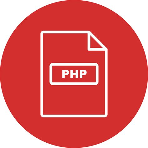 Icono De Vector Php 379452 Vector En Vecteezy