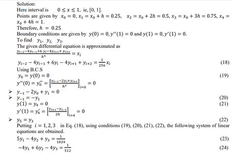 Solved Example 2 Consider The Fourth Order Linear