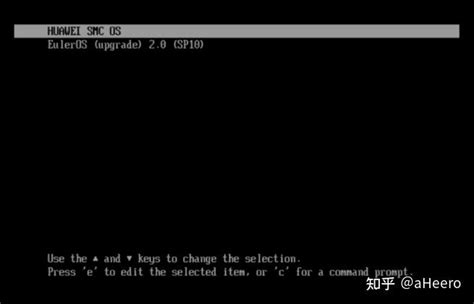 转 华为欧拉系统euleros忘记root密码解决办法 知乎