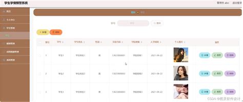 基于ssm框架的学生学情预警系统的设计与实现 Csdn博客