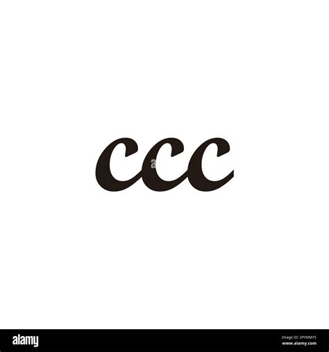 Letter Ccc Connect Geometric Symbol Simple Logo Vector Stock Vector Image And Art Alamy