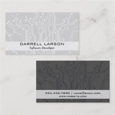 Circuit Board Business Card Zazzle