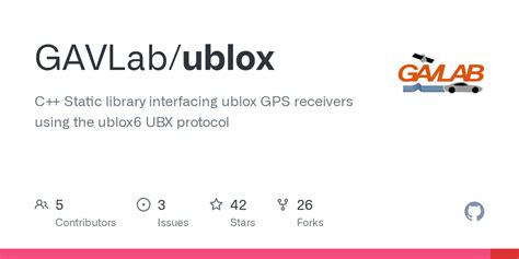 GitHub GAVLab Ublox C Static Library Interfacing Ublox GPS